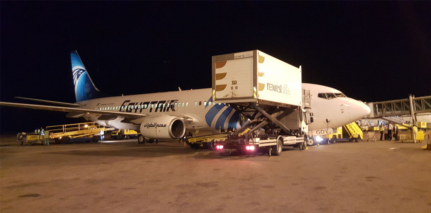 Newrest provides services for the first Egyptair flights in Uganda ...