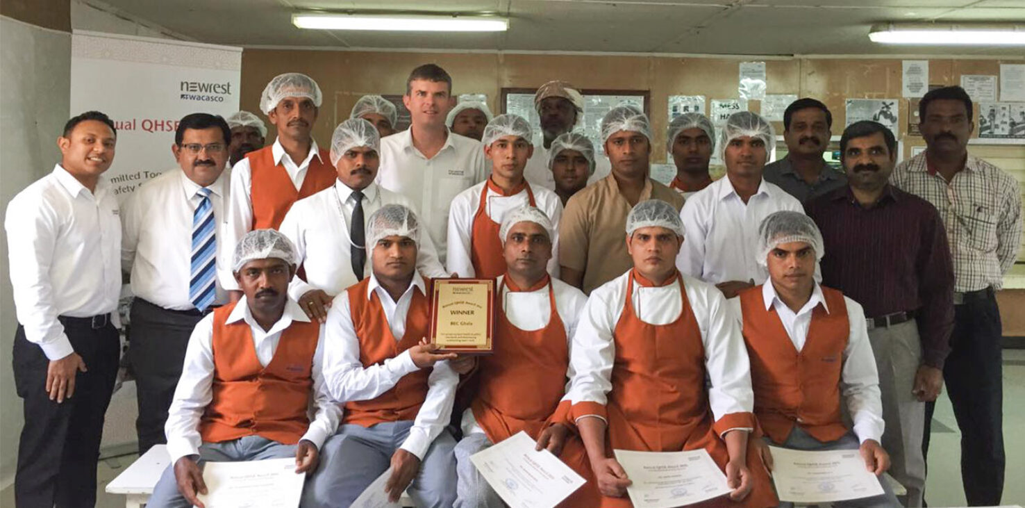 Récompense annuelle QHSE pour Newrest Wacasco en Oman - Newrest Media