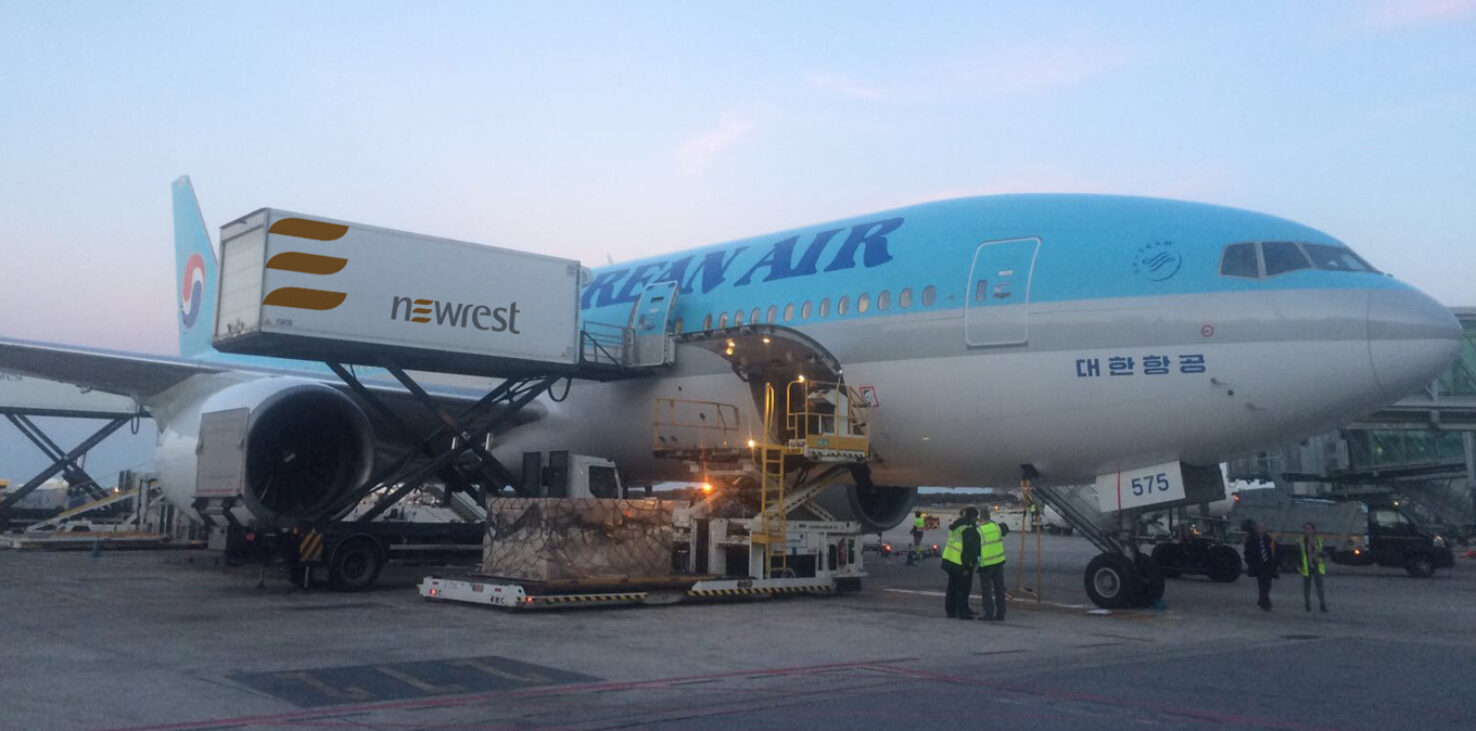 Premier vol chargé par Newrest à Barcelone pour Korean Air - Newrest Media