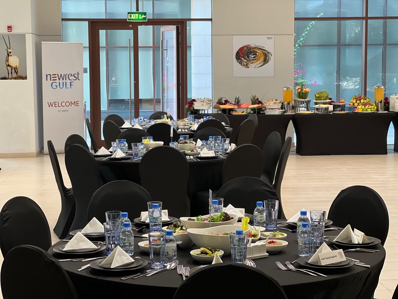 Newrest Gulf organizes a meal for the Board of Directors at the Doha ...