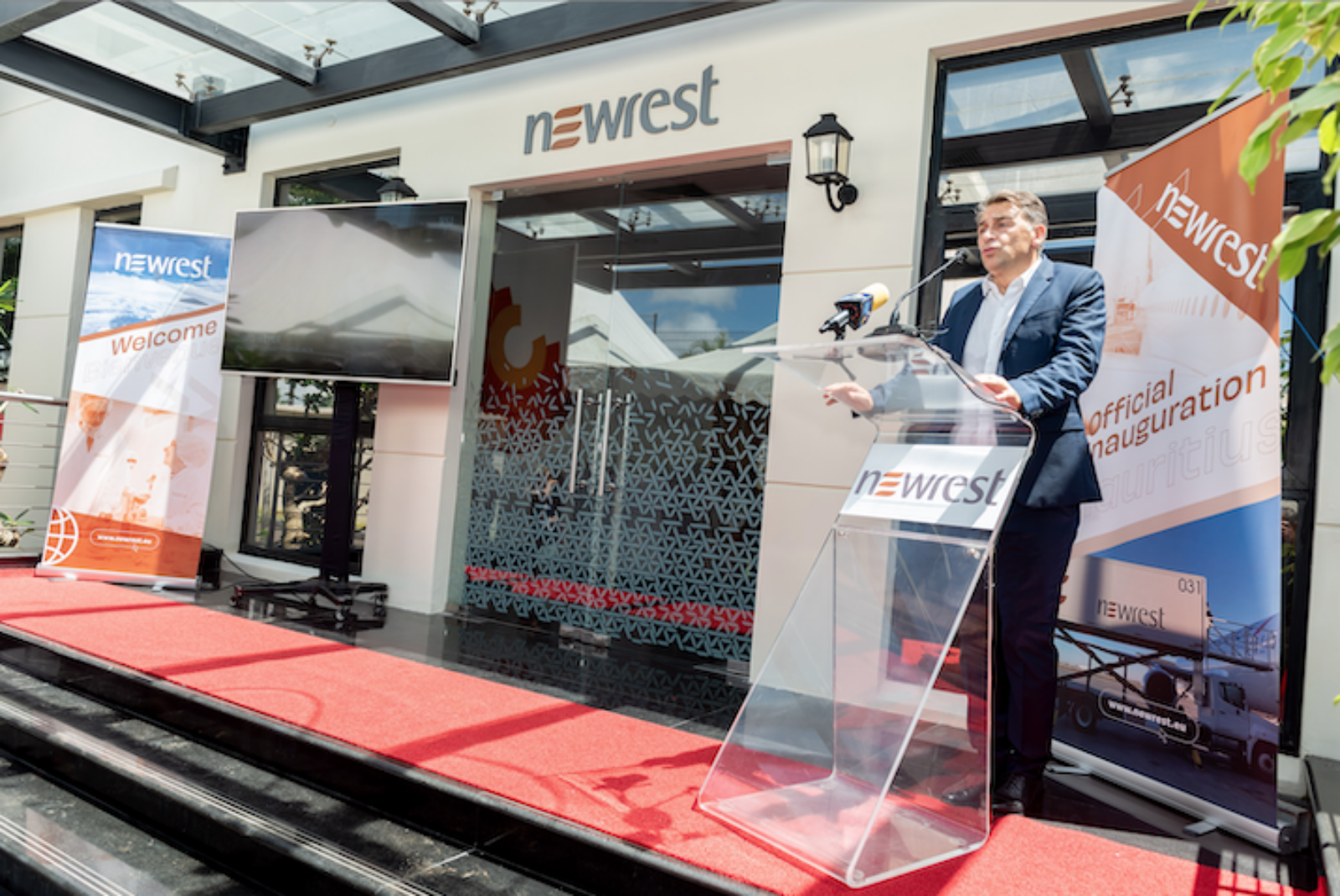 Newrest group inaugurates a production unit in Mauritius