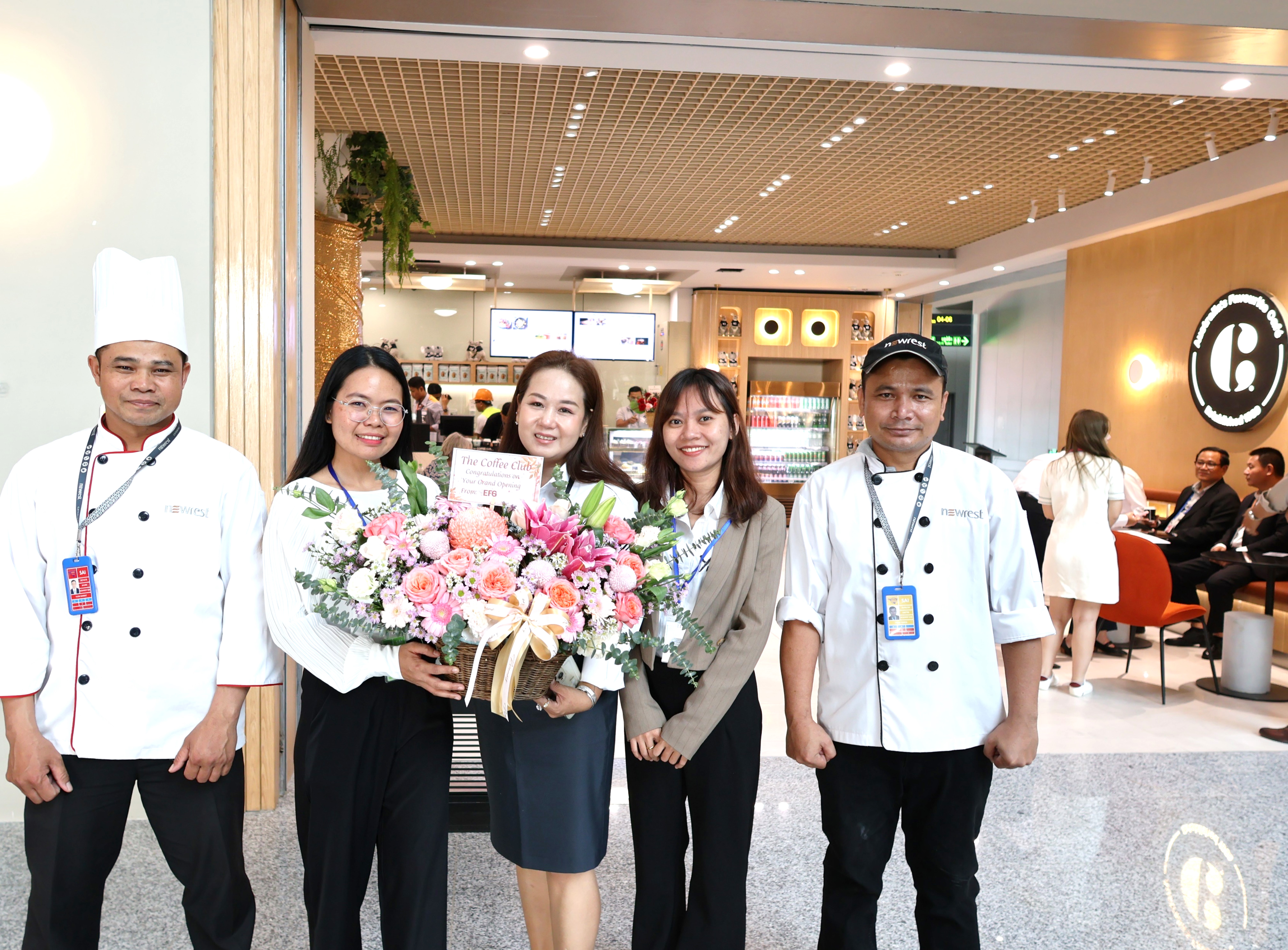New Retail points opened for Newrest Cambodia