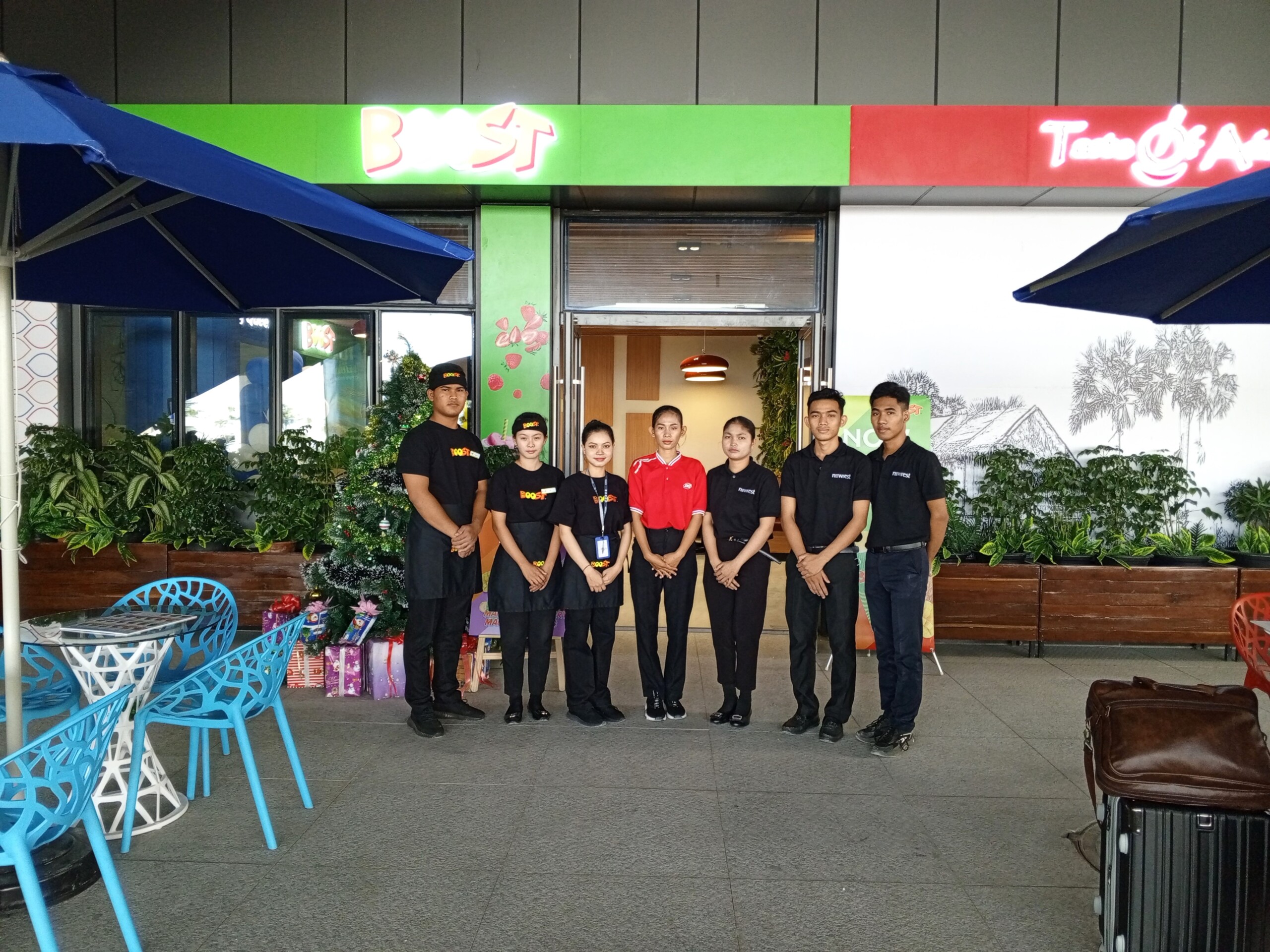 New Retail points opened for Newrest Cambodia